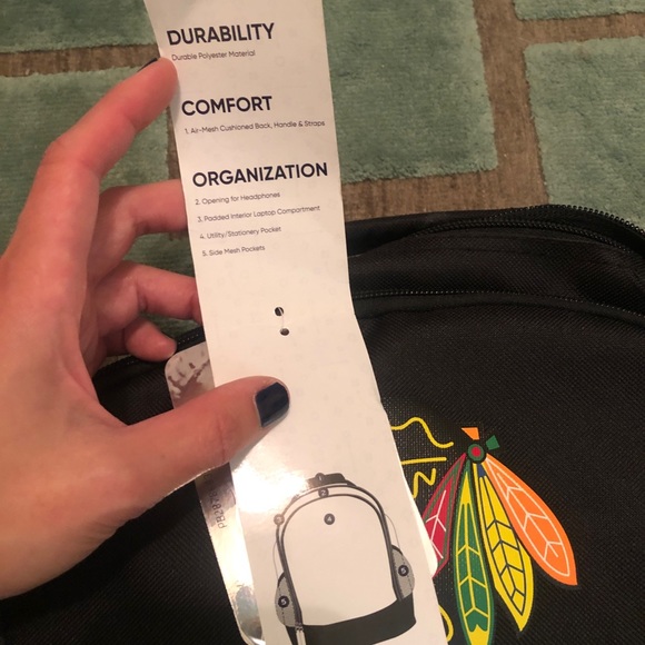 Foco | Bags | Chicago Blackhawks Backpack New | Poshmark